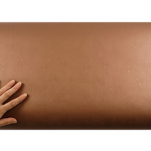 Peel and Stick PVC Instant Floral Decorative Self-Adhesive Film Countertop Backsplash Dotted Flower Bronze Pearl (MG5165-3 : 2.00 Feet X 6.56 Feet)