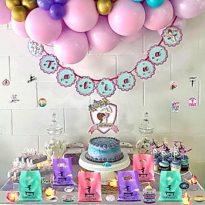 BANBALLON 98 Gymnastics Party Favors, Gymnastics Keychain Goodie Bags with Rubber Bracelets, Button Pins, Bags and Stickers for Gymnastics Theme Birthday Party Supplies Baby Shower Holiday