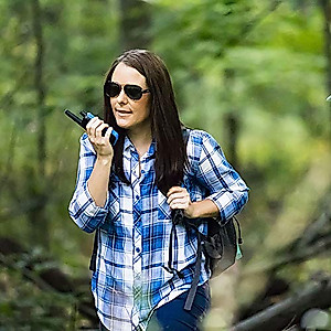 Motorola Talkabout T800 Two-Way Radios, 2 Pack, Black/Blue