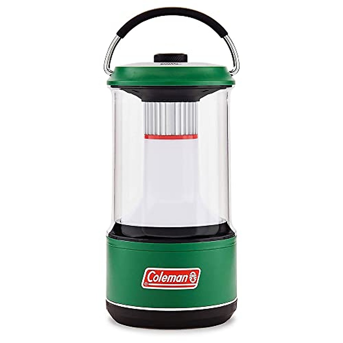 Coleman 1000 Lumens LED Water-Resistant Outdoor Camping Light Lantern with 4 Lighting Modes, and BatteryGuard Protection Technology, Green (2 Pack)
