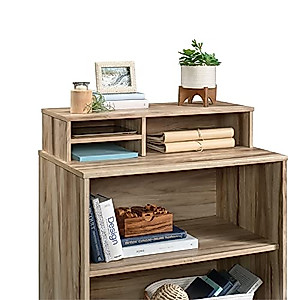 Sauder Portage Park Engineered Wood Storage Drawer in Kiln Acacia Brown