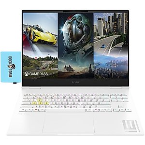 HP OMEN Transcend 16 Gaming Laptop 16.0" 240 Hz IPS WQXGA (24-Core Intel i9-13900HX, GeForce RTX 4070 8GB, 16GB DDR5, 1TB SSD, RGB KYB, 2 Thunderbolt 4, WiFi 6E, Win 11 Home) w/Dockztorm Hub