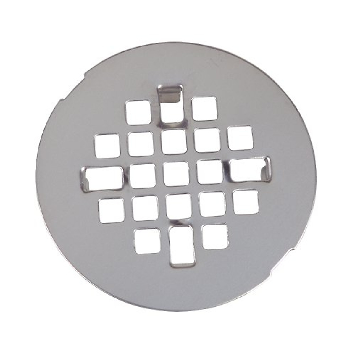 DANCO Easy-to-Install Snap-In Shower Drain,Stainless Steel, 4-1/4-Inch, 1-Set (89088), Single, Stainless-steel, Twin