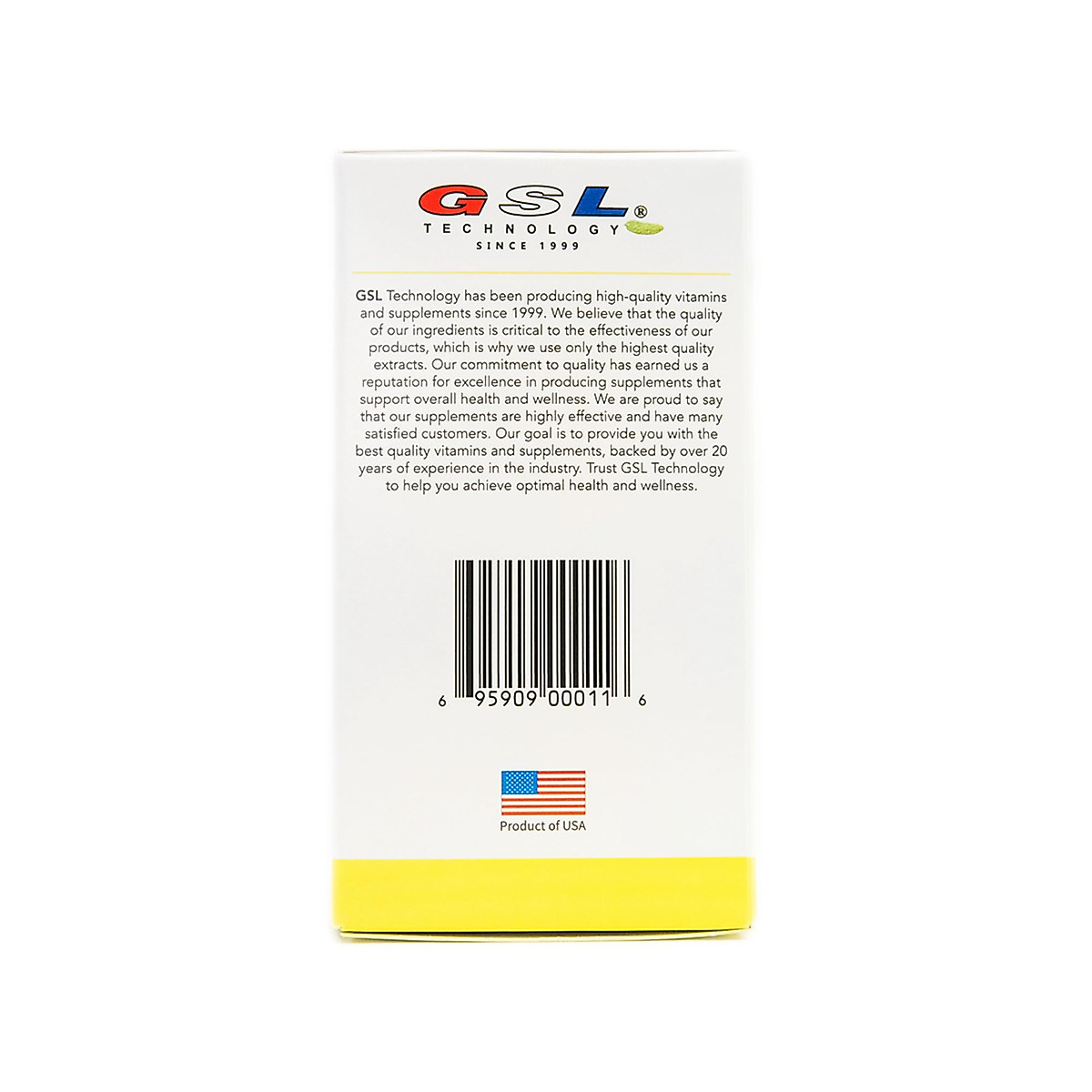 GSL Technology Ginkgo Biloba | 60MG of Ginkgo Biloba 50:1 Extract (Equivalent to 3000MG Per Tablet) | Made in USA (60 Tablets)