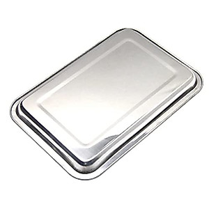 UPKOCH 2pcs nonstick bakeware baking pans bakeware pan fruit dish tray baking plate square appetizer serving tray procedure tray stainless steel platter appetizer platter dental tray cake