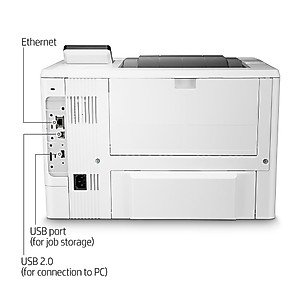 HP LaserJet Enterprise M507dn Monochrome Printer with built-in Ethernet & 2-sided printing (1PV87A) White
