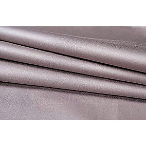 Eikei Solid Color Sheet Set Luxury Bedding Set 400 Thread Count Egyptian Cotton Long Staple Sateen Weave Breathable Silky Soft Pima Premium (Mauve, King)