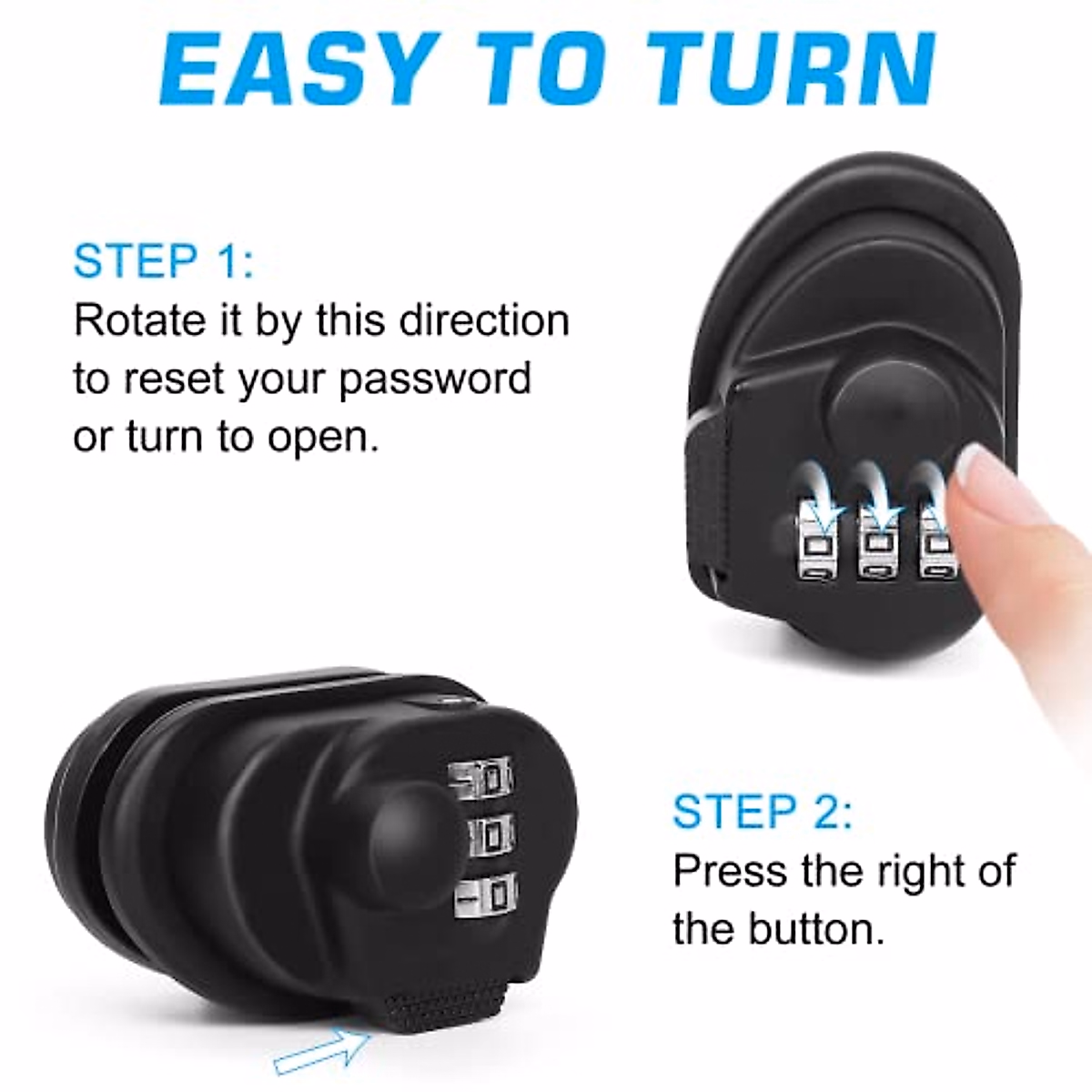 UrbanX Professional Trigger Lock - 3 Digit Combination Lock for Rifles - Fits Pistols, Rifles, BB Rifles & Shotguns - 1 Pack