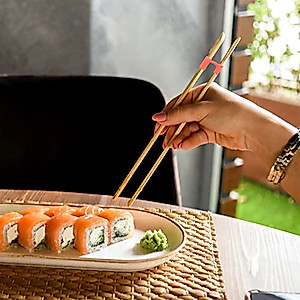 42 Pcs Chopstick Helpers Reusable Training Chopsticks Hinges Connector Plastic Training Chopstick Learn Practice Chopsticks Trainer for Beginner Trainers