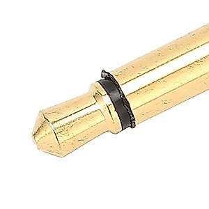 ASHATA Headphone Jack, 100Pcs 3.5mm Mono Headphone Jack, 2-Pole Audio Cable Jack DIY AUX Adapter Replacement, for Radios, Headsets, Scanners