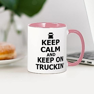 CafePress Keep On Truckin' Mug Ceramic Coffee Mug, Tea Cup 11 oz