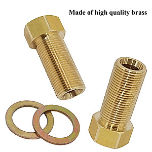 1 Set 100818 Thick Countertop Extension Set for Faucet Valves, Faucet Shank Extension