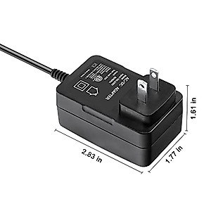 Hustery 12.6V 2-Prong AC/DC Adapter Compatible with AIPER Seagull 1000 HJ1103J AIPURY1000 AIPURY 1000 Cordless Automatic Robotic Pool Vacuum Cleaner 5000mAh Lithium Ion Battery 1.8A Power Charger PSU