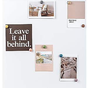 18 PC Cute Magnets, Fridge Magnets, Ultra Strong Magnets, Neutral Color Magnets, Office Magnet, Calendars Whiteboards Maps Arts Decorative Magnets