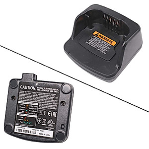 Aimtobest PMLN6394 PMLN6394A Charger Compatible for Motorola Radio RMU2040 RMU2080D RMU2080 RMV2080 RMM2050 XT420 XT460 PMNN443A PMNN4434