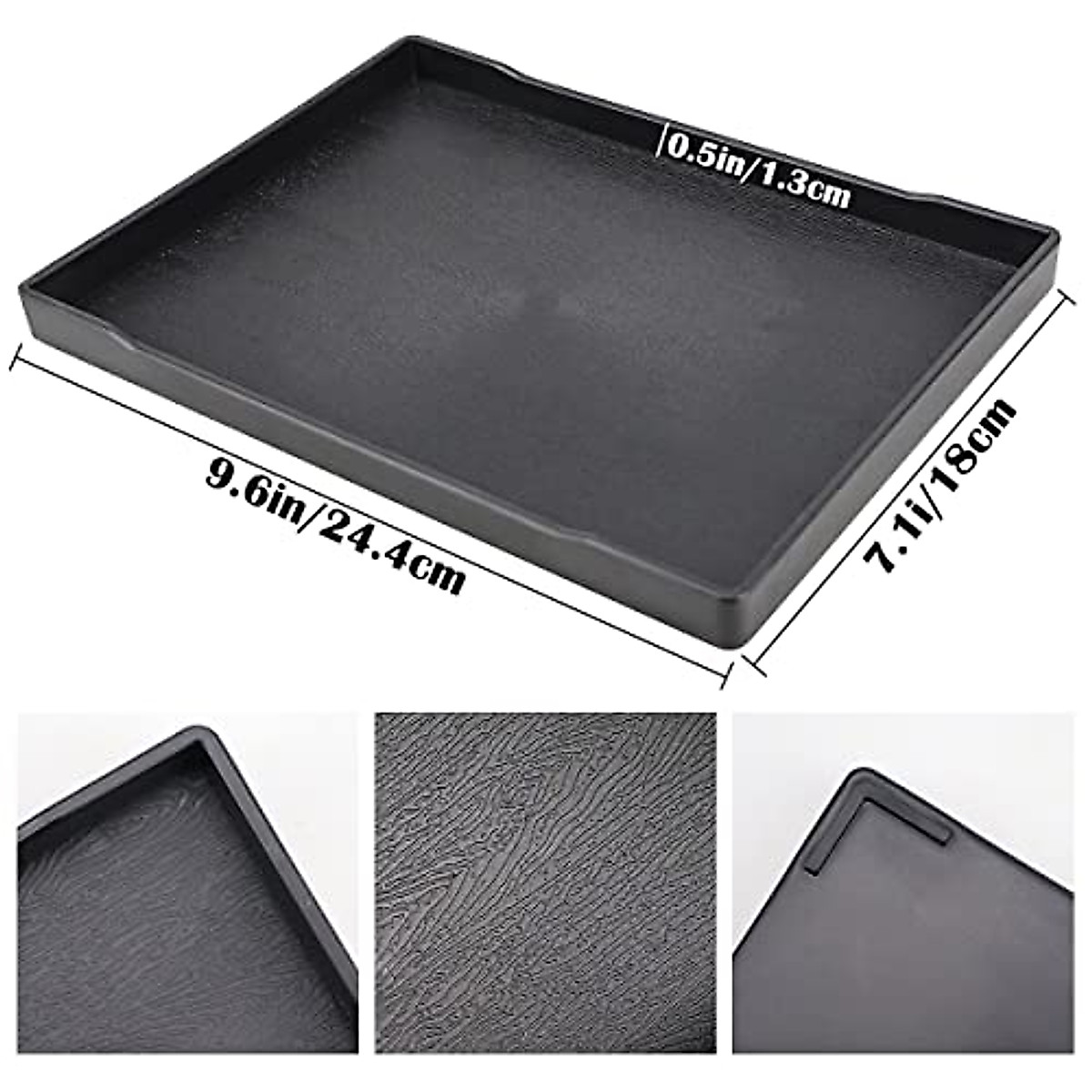 YOLUFER Reptile Food Water Bowl Plate Dish for Tortoise Crawl Pet Drinking and Eating Hallow Water Dish for Reptiles (Size3-L)