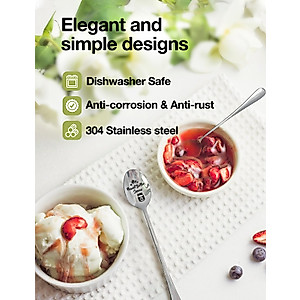 PWHINGN My Peanut Butter Spoon Funny Engraved Stainless Steel Spoon, Coffee Spoon Dessert Spoon Peanut Butter Lovers Gifts, for Women Men Friends Birthday Christmas Father's Day, Mother's Day Gifts