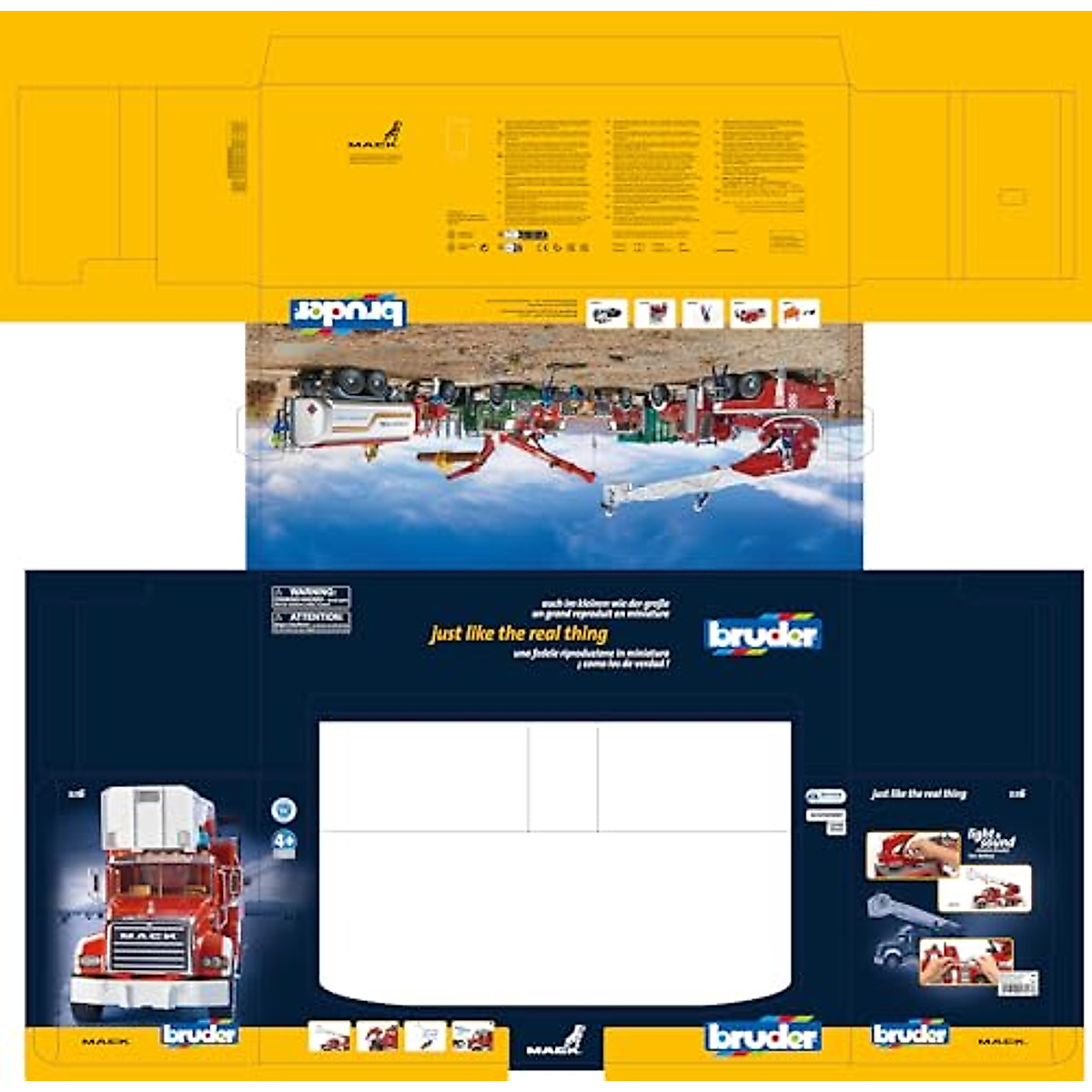 Bruder Mack Granite Fire Engine with Water Pump