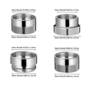 Uonlytech 8pcs Faucet Adapters Water Purifier Faucet Adapters Kitchen Aerators Adapters Faucet To Hose Adapters