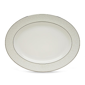 Lenox Opal Innocence Serving, Oval Platter, 16-in, White