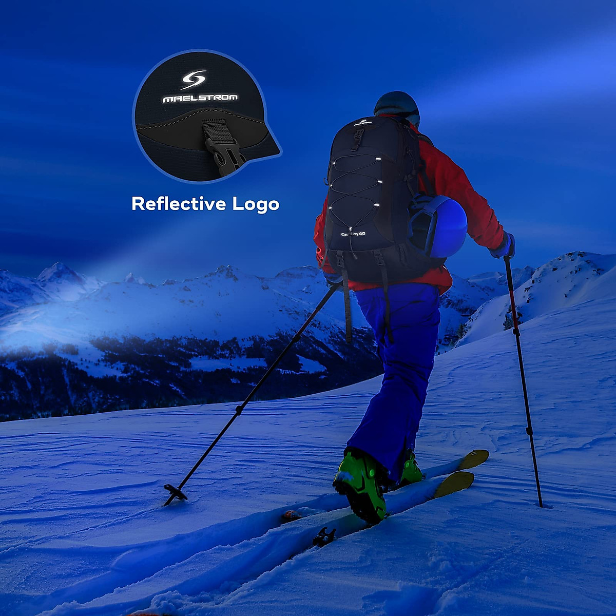 Maelstrom Daypack Backpacks, 40L Blue