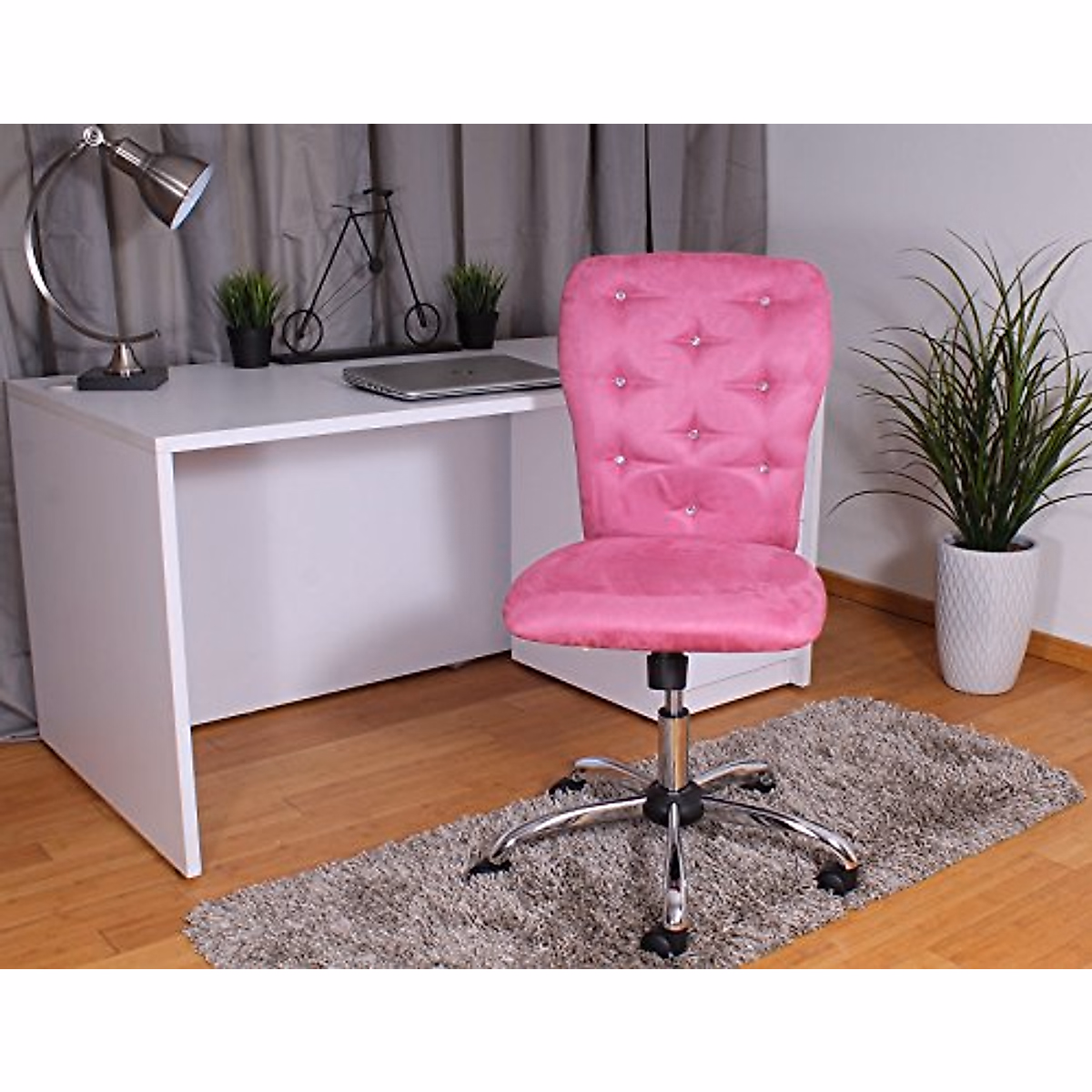 Boss Office Products Tiffany Modern Office Chair in Pink