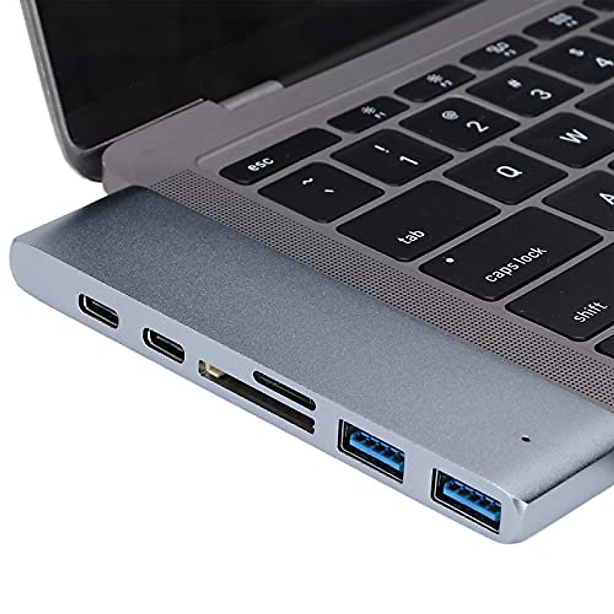 USB Hub, Multiport 7 in 2 Mini USB Adapter for