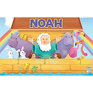 Peek-a-Flap Noah - Children's Lift-a-Flap Board Book Gift for Easter, Christmas, Communion, Baptism (Little Sunbeams)