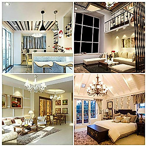 Lxcom Lighting E11 LED Corn Bulb 15W Dimmable Ceramic Candelabra Bulbs (2 Pack)- 136 LEDs 2835 SMD 1500LM Warm White 3000K 120W Equivalent T3/T4 JDE11 120V Lamp for Home Lighting