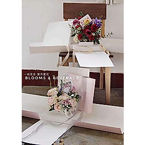 Surprise Explosion Flower Gift Box 10 * 10 * 14 inches- For Marriage Proposal Birthday Party Christmas Any Surprise Event Black (Without flower)