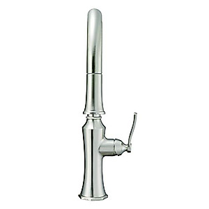 Draper 1H Kitchen Pull Down Kitchen Faucet w/SnapBack and Dockforce 1.75 gpm Stainless Steel