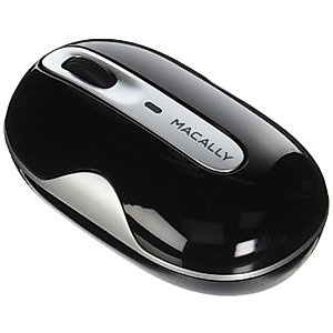 Macally PebbleWireless Portable Wireless Laser Mouse for Mac & PC