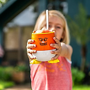 Insta Slushy Maker Cup for Kids – Penguin Compact Make & Serve Slushie Cup Allows You to Make Refreshing Slushies, Smoothies & Other Frozen Drinks in Minutes – The Ultimate Slush Cup Experience