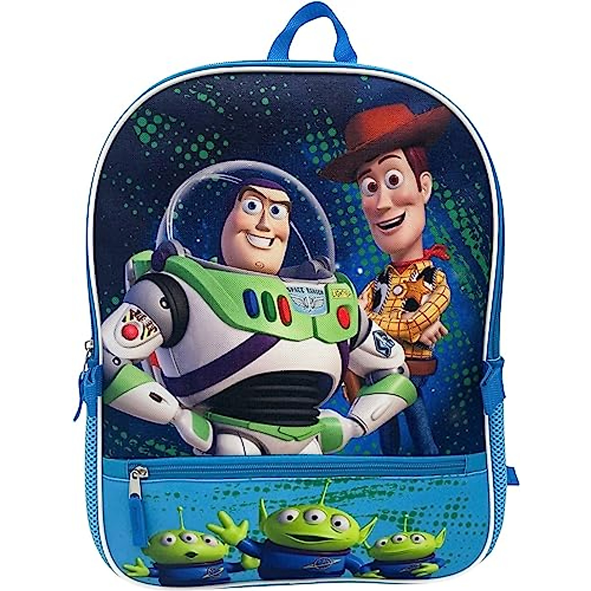 Fast Forward Kid's Licensed POP-OUT 16" Backpack With Lunch Box Combo Set (Toy Story)