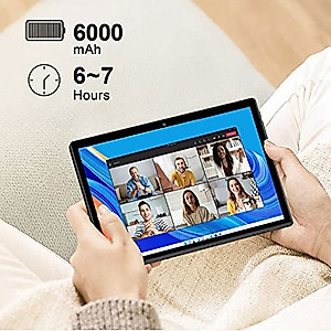 DUODUOGO 2 in 1 Tablet 10 Inch with Keyboard Mouse Stylus, 256GB Expand 64GB ROM 4GB RAM Android 11.0 Quad-Core 1.8Ghz HD IPS Screen Dual Camera FM OTG Bluetooth Tablets,WiFi Version, DGO-S9