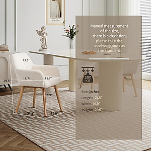 Desk Chair Accent Chair Mid Century Modern Arm Chair Upholstered Reading Chair Living Room Chairs for Bedrooms Living Room Home Office (Gray, Set of 1)