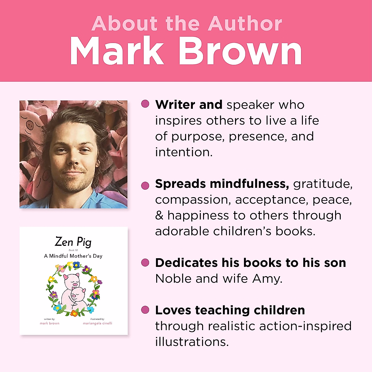 Zen Pig: A Mindful Mother's Day - A Children's Book from Mark Brown's Zen Pig Series about Love & Appreciation for Mothers - The Perfect Gift for Moms & Grandmas for Mother's Day