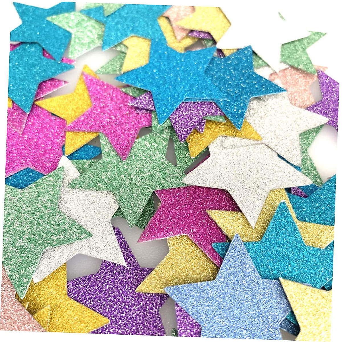 jojofuny 200pcs Decor Party Paper Scrap Tabletop Star Sprinkles Engagement Bridal Painting Confetti Paper Scrap. Diy Paper Scrap Party Supplies Dining Table Scatter Baby Mini