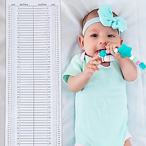 Hemobllo Infant Height Measure Tool - Safe Baby Height Ruler with Non-Slip Measuring Mat for Kids' Growth | Accurate Growth Chart for Home Use