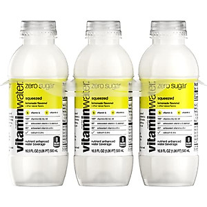 vitaminwater zero Squeezed, 16.9 fl oz (pack of 6)