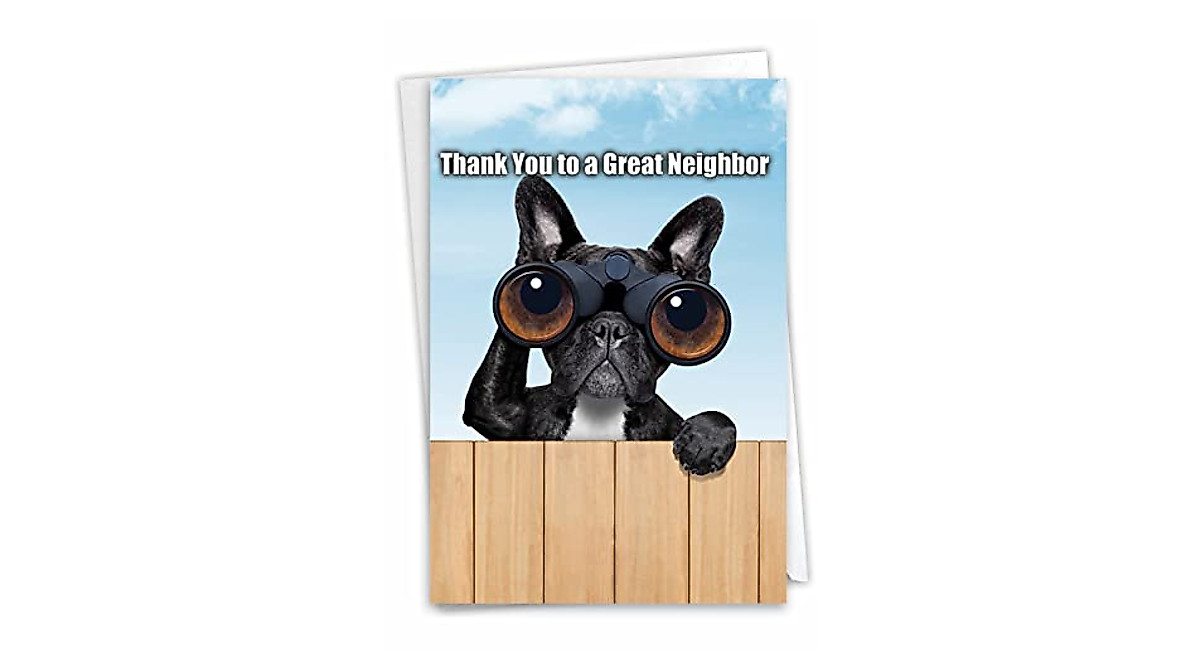 Funny Thank You Card for Great Neighbors | NobleWorks