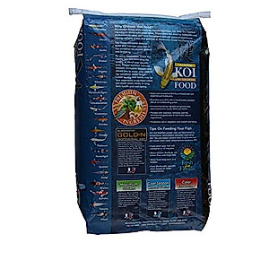 Blackwater Premium Koi and Goldfish Foods Max Growth 40lb, Medium Pellet