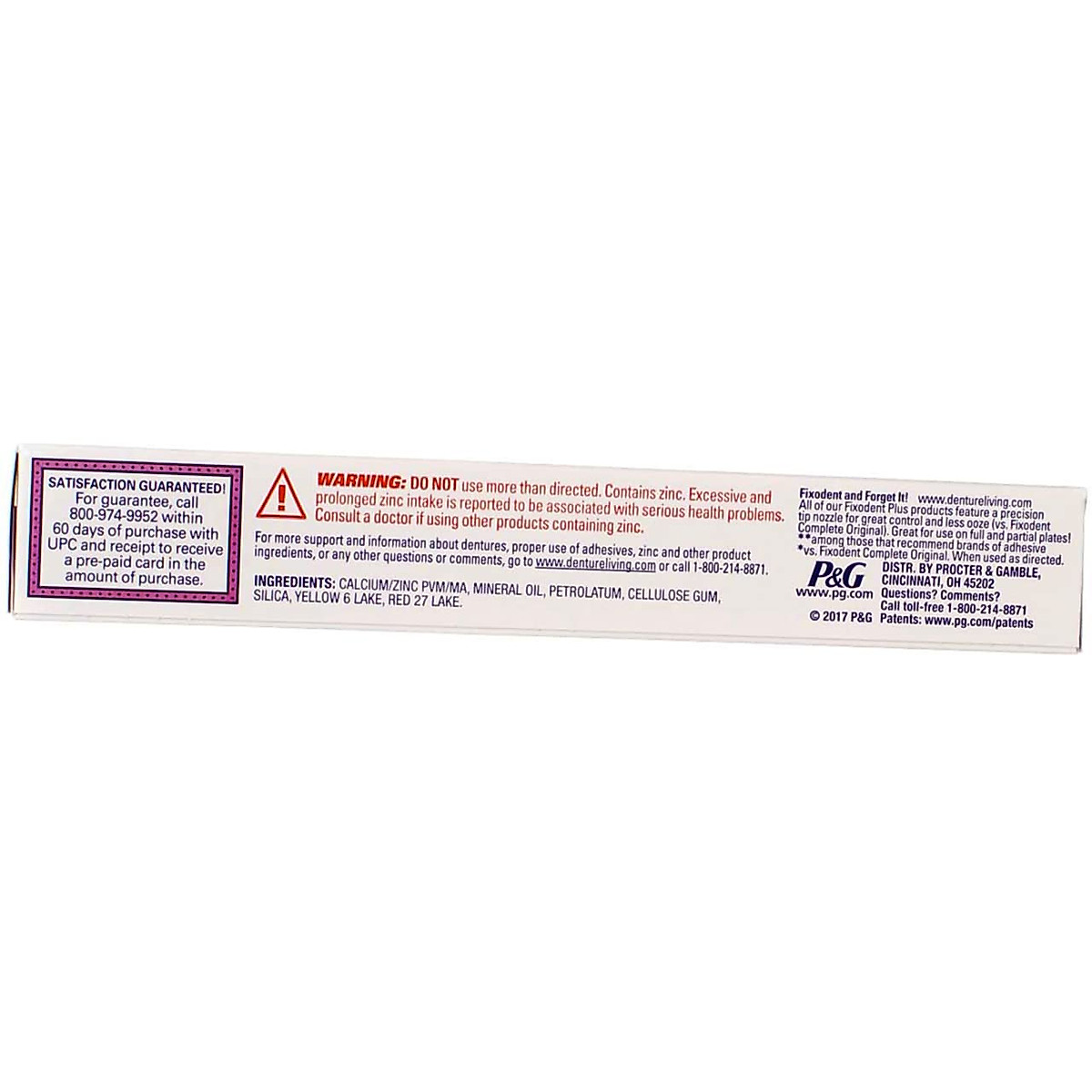 Fixodent Plus Denture Adhesive Cream Gum Care, 2 Oz by Fixodent