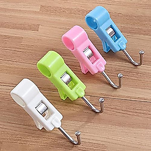 UXZDX ABS Beach Towel Clip, Portable Quilt Clip, Sheet Clothes Clip, Underwear Clip, Windproof Clothespin (Color : Multi-Colored)