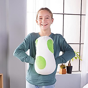 Club Mocchi- Mocchi- Nintendo Super Mario Plush - Yoshi Egg Plushie - Collectible Squishy Plushies - 15 Inch