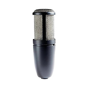 AKG P220 Condenser Microphone Bundle with Studio Stand, Pop Filter and XLR Cable (4 Items)