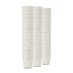 MT Products Individual Paper Portion Cups 1 oz. Sample Cups - Disposable Souffle Cups Great for Condiments or Medicine Cup (Pack of 350) - Made in the USA
