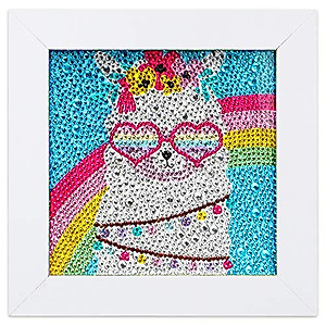 Labeol 5D Diamond Painting Kit for Kids with Wooden Frame Art and Crafts for Kids Ages 6 - 8 - 10 - 12 Full Drill Painting by Number Kits Home Wall Decoration 6X6 inch