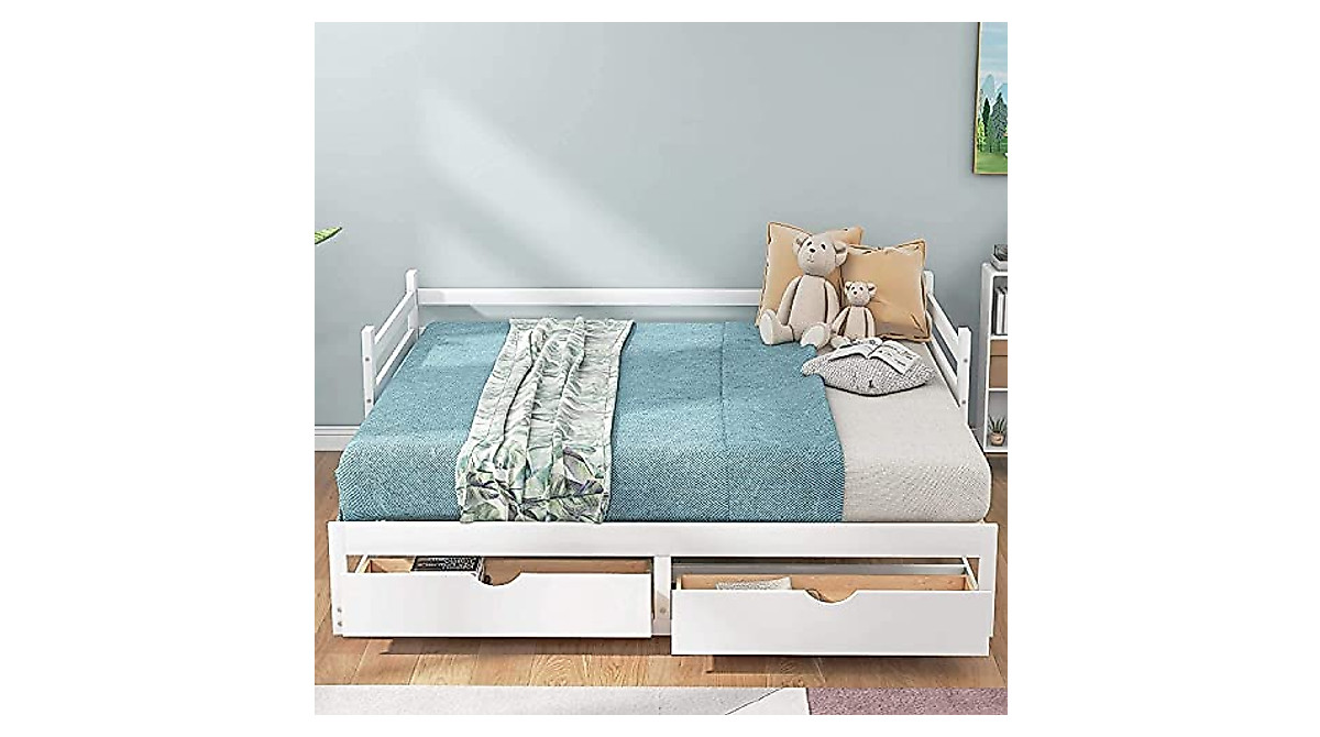 ATH-S Extendable Bunk Bed with Trundle & Storage
