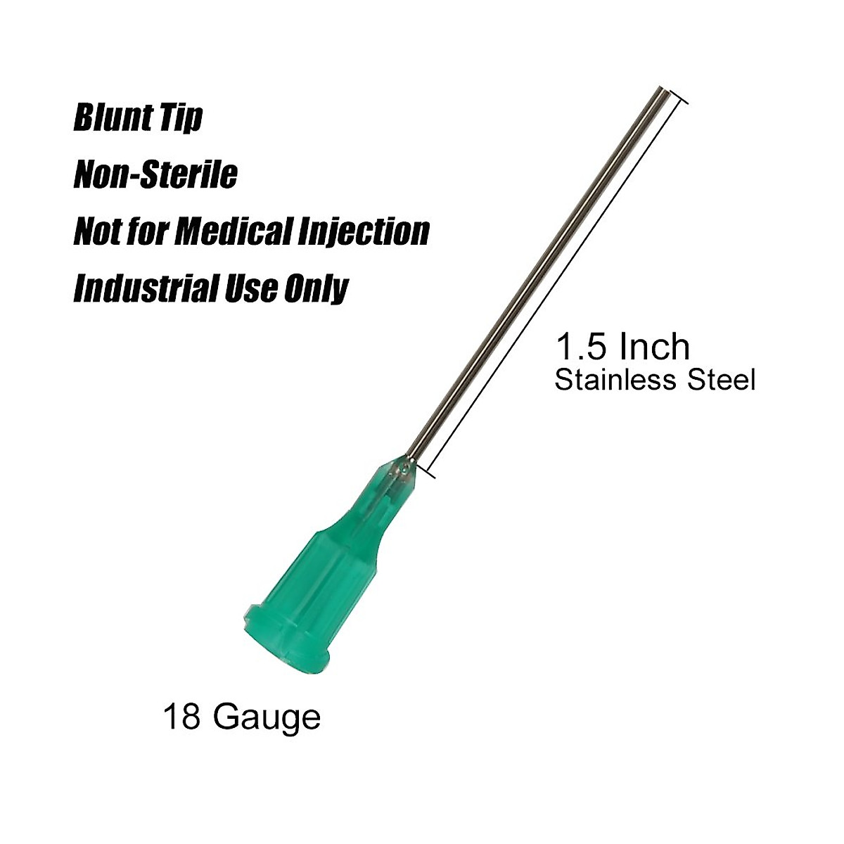 Shintop 60ml Syringes with 18Ga 1.5'' Blunt Tip Needles for E-Liquids,Oil or Glue Applicator(Pack of 10)